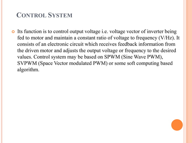 Braking and multi-quadrant operation of VSI drives,Cycloconverter based induction motor drive ...