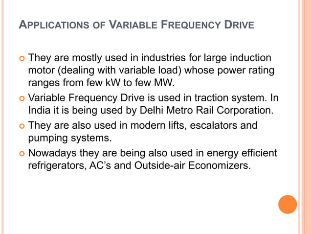 Braking and multi-quadrant operation of VSI drives,Cycloconverter based induction motor drive ...