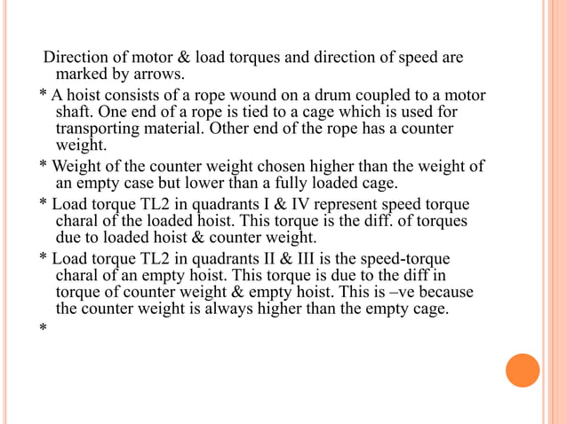 Braking and multi-quadrant operation of VSI drives,Cycloconverter based induction motor drive ...