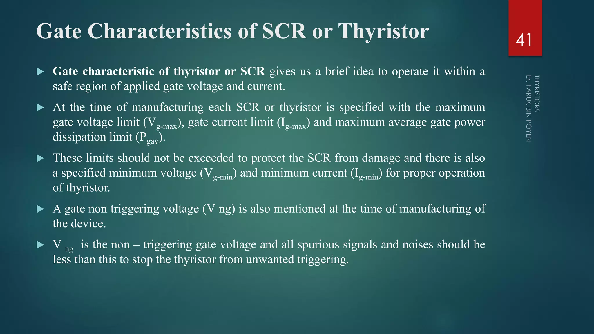 Thyristor | PDF