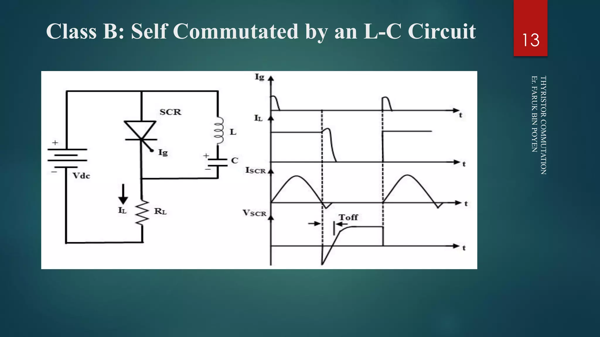 Power Electronics - Thyristor Commutation | PDF