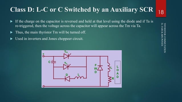 Power Electronics - Thyristor Commutation | PDF