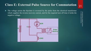 Power Electronics - Thyristor Commutation | PDF