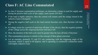 Power Electronics - Thyristor Commutation | PDF