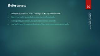 Power Electronics - Thyristor Commutation | PDF