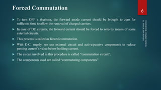 Power Electronics - Thyristor Commutation | PDF