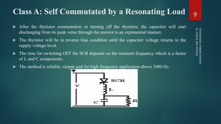 Power Electronics - Thyristor Commutation | PDF