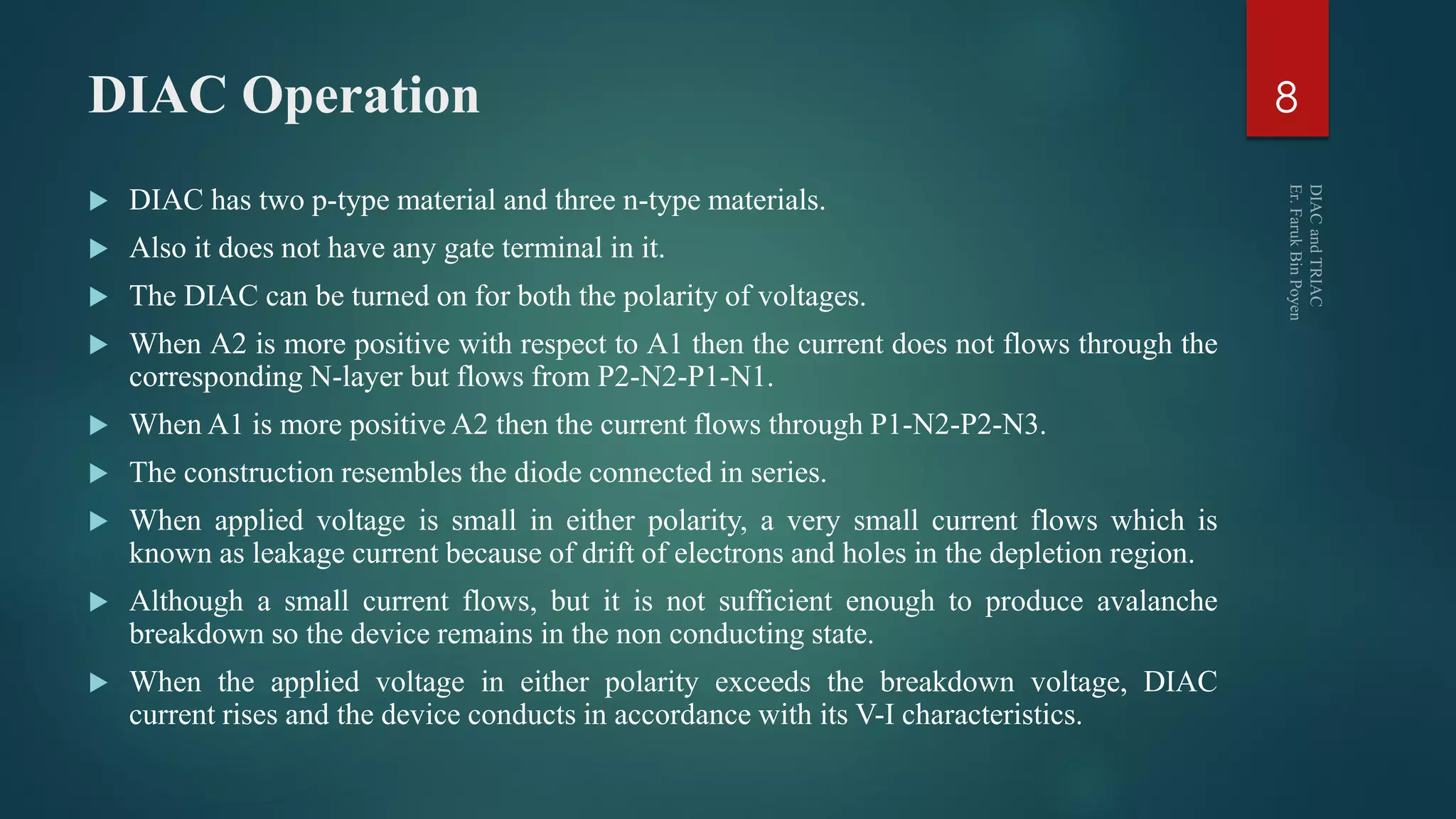Power Electronics - DIAC & TRIAC | PDF