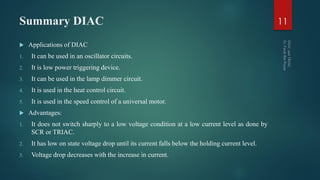 Power Electronics - DIAC & TRIAC | PDF