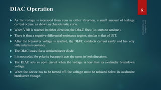 Power Electronics - DIAC & TRIAC | PDF
