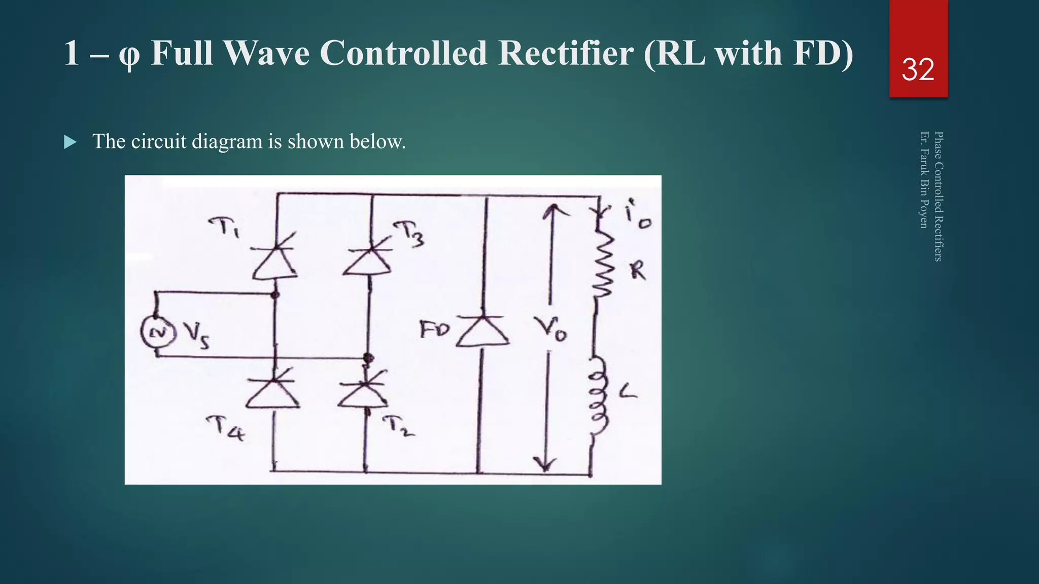 Power electronics Phase Controlled Rectifiers - SCR | PDF