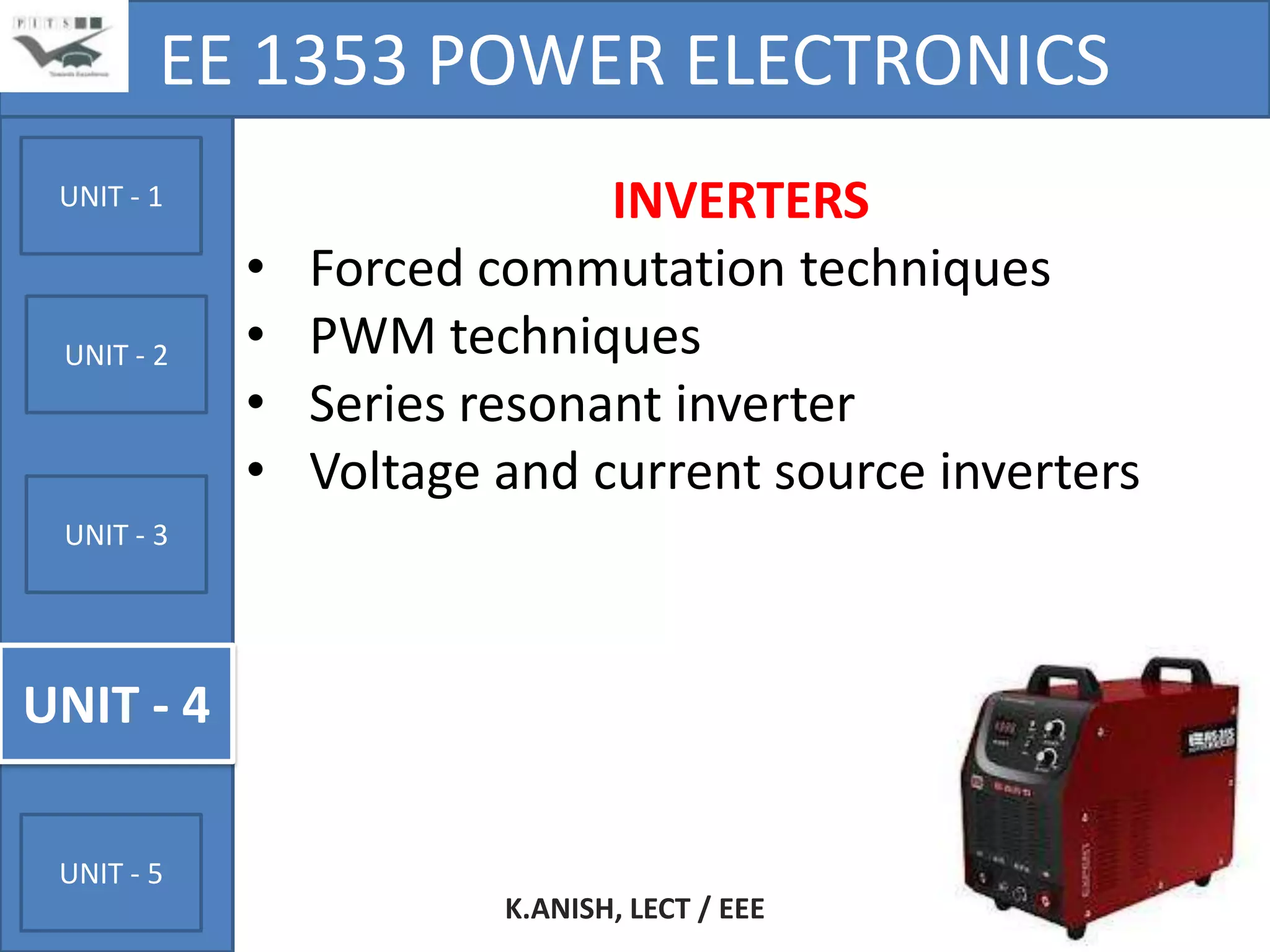 Power electronics (III-EEE)