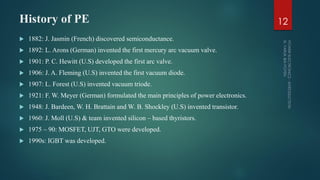 Power electronics Introduction | PDF