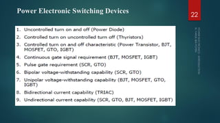 Power electronics Introduction | PDF