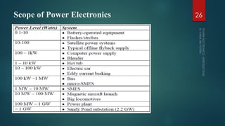 Power electronics Introduction | PDF