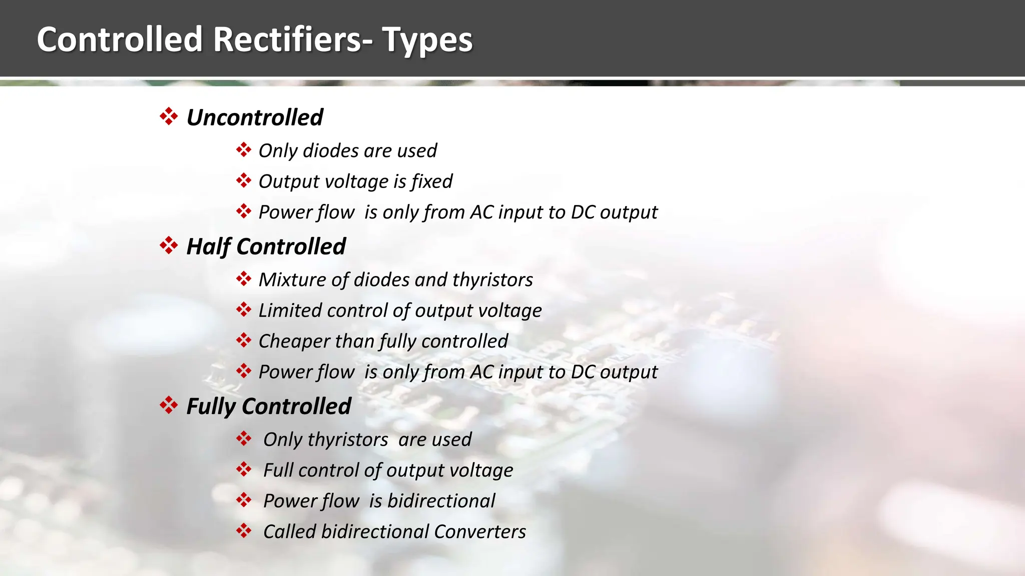Power Electronics - Phase Controlled Converters.pptx
