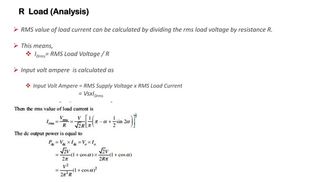 Power Electronics - Phase Controlled Converters.pptx | Consumer ...