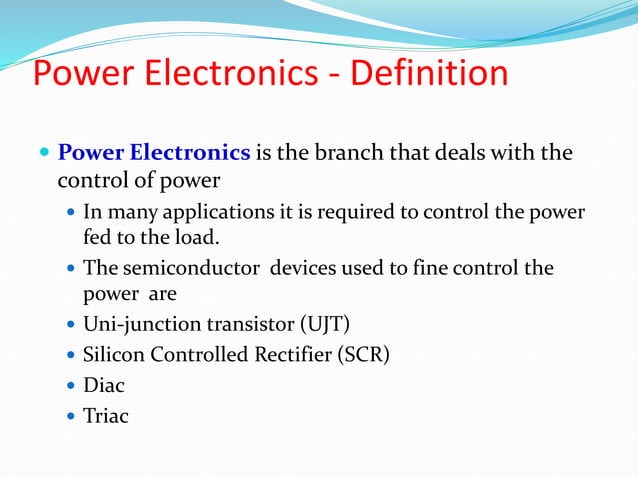 Power Electronics - UJT.pptx