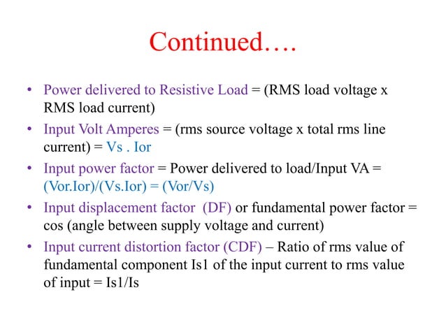 Power electronics phase control rectifier | PPT