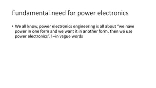 Power electronics Applications in Automotive industry.pptx