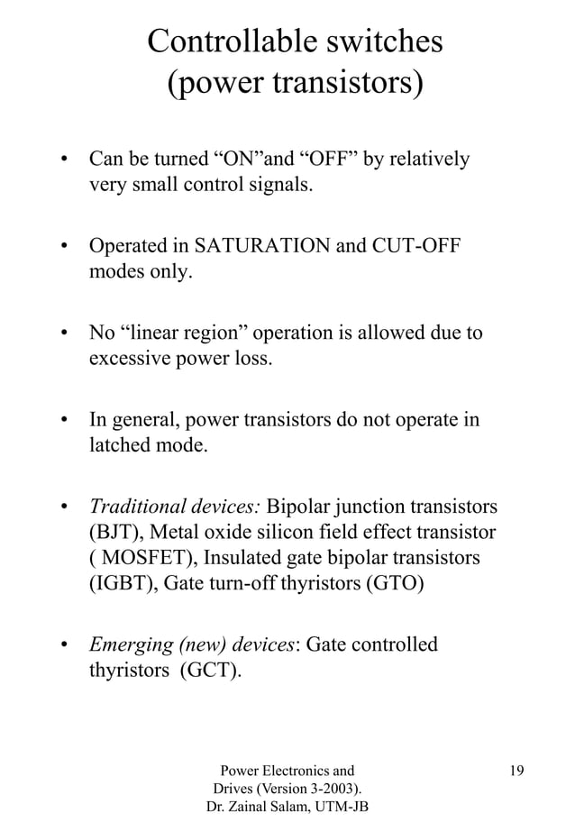 Power Electronics Basic by Engr.Rajesh Roy | PPT | Indoor Environmental Quality | Home & Garden