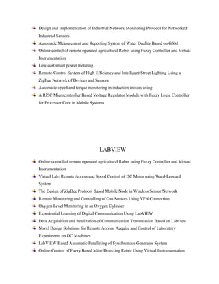 Power electronics embedded power system titles | DOCX