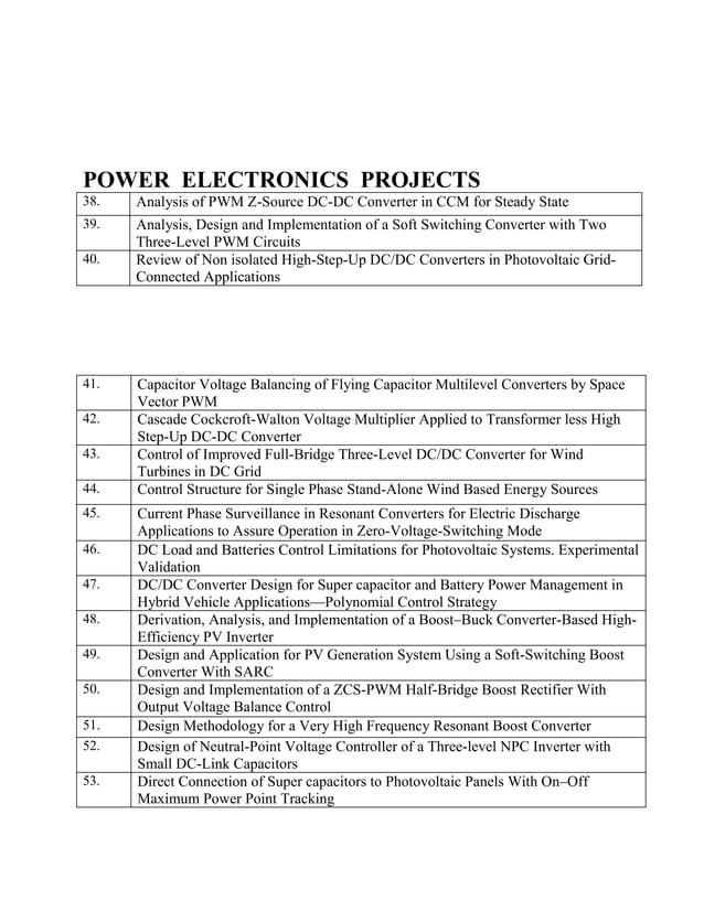 Power electronics ieee 2012 2013 | PDF