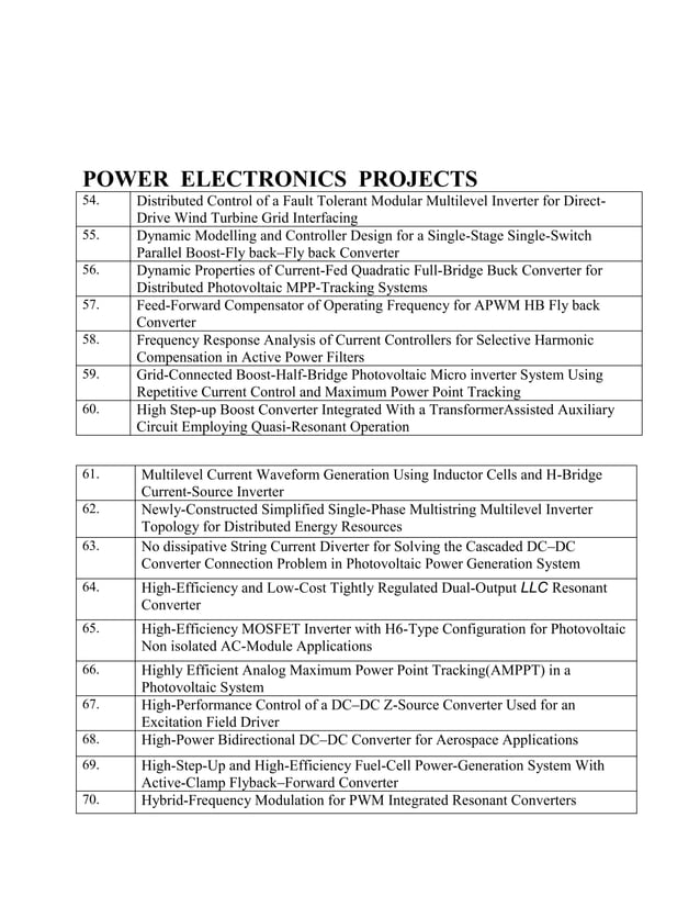 Power electronics ieee 2012 2013 | PDF