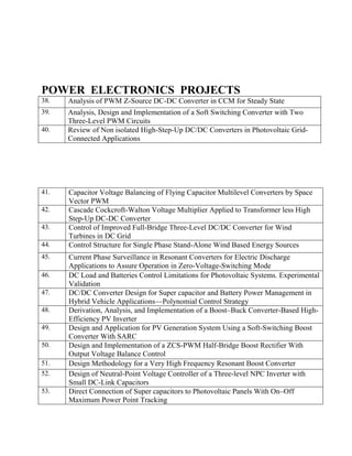Power electronics ieee 2012 2013 | PDF