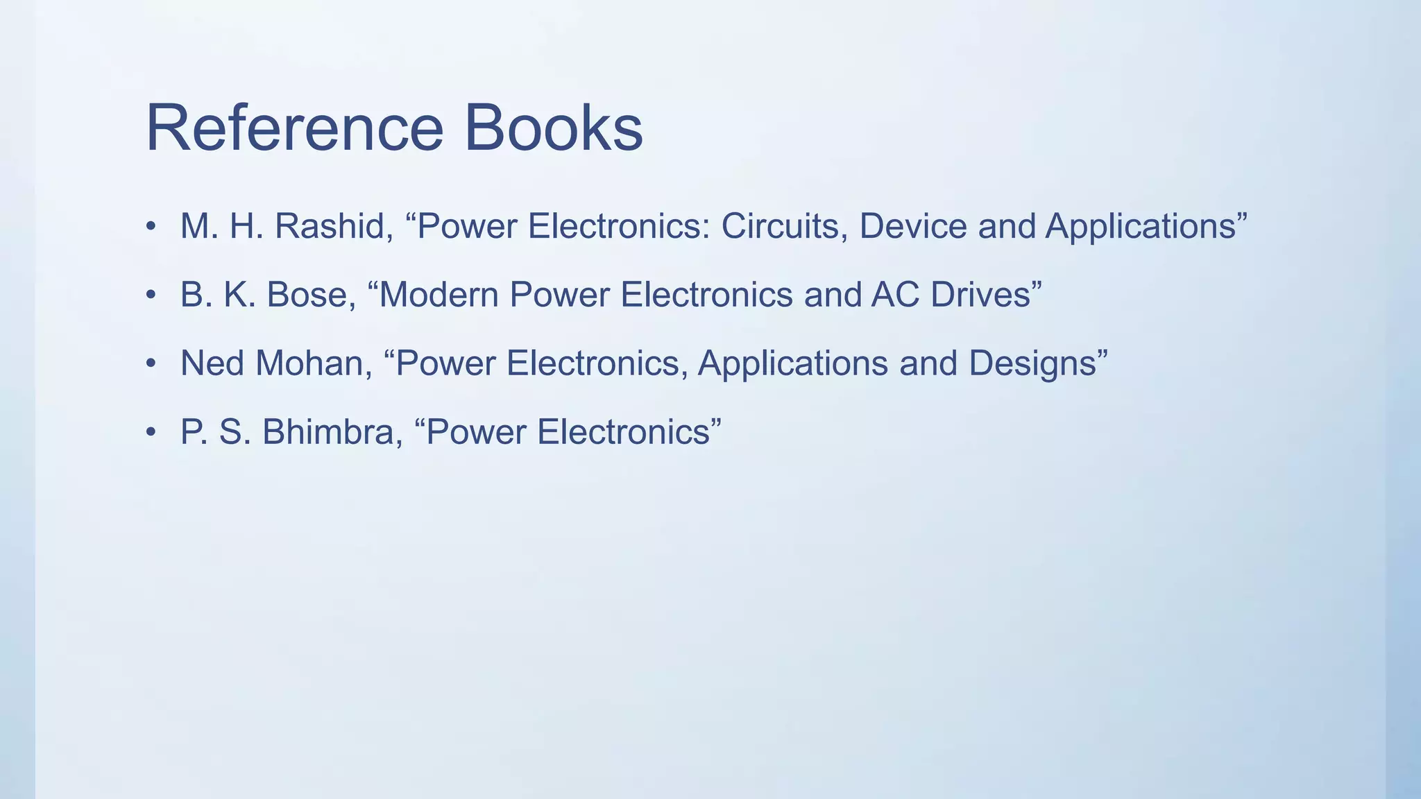 Power Electronics Introduction | PPTX