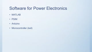 Power Electronics Introduction | PPTX