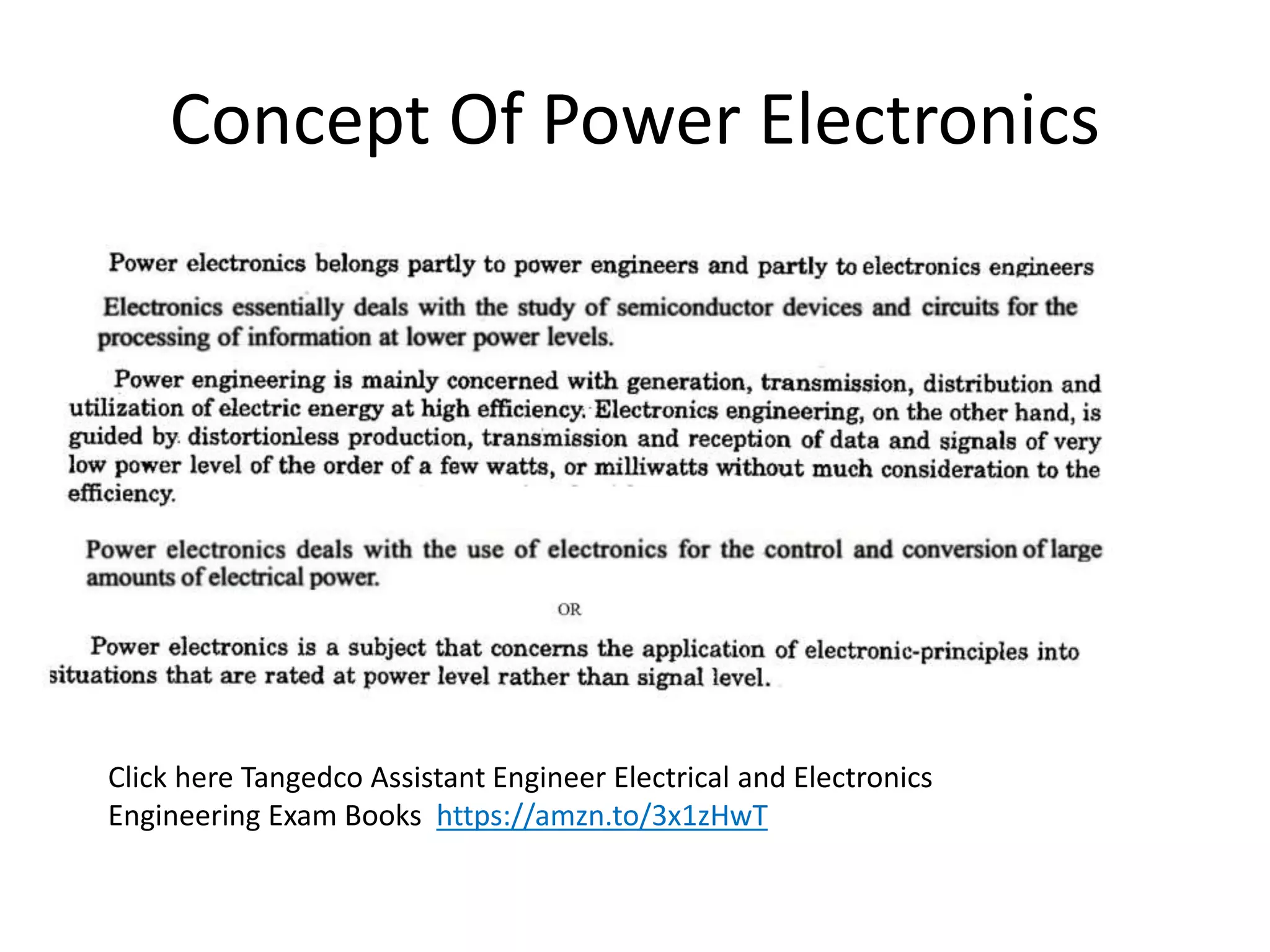 Power electronics introduction | PPT