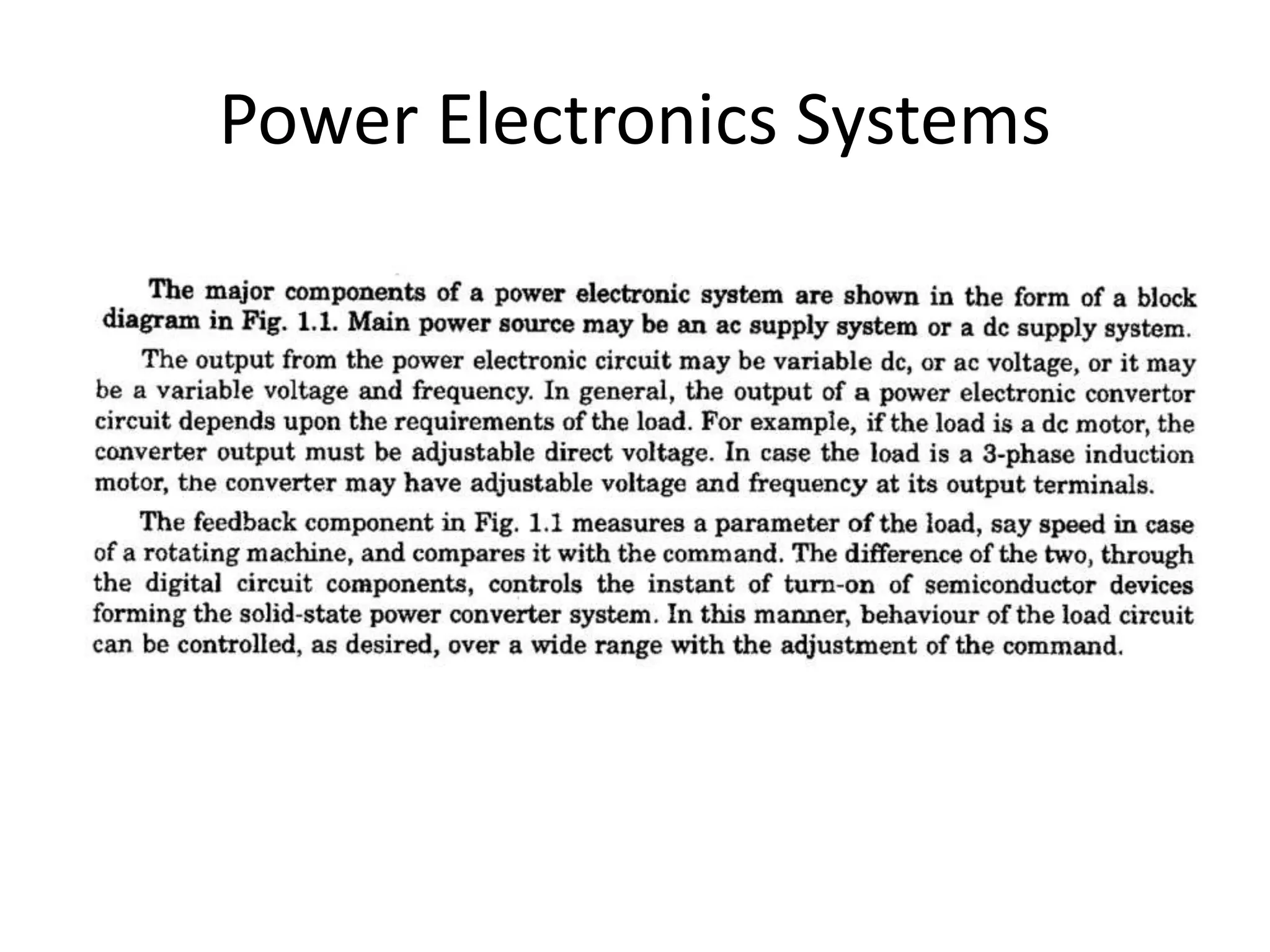 Power electronics introduction | PPT