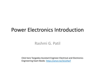 Power electronics introduction | PPT