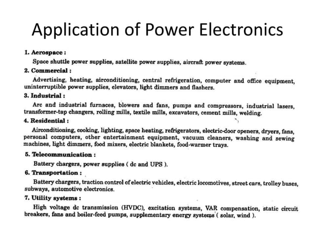 Power electronics introduction | PPT