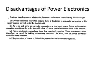 Power electronics introduction | PPT
