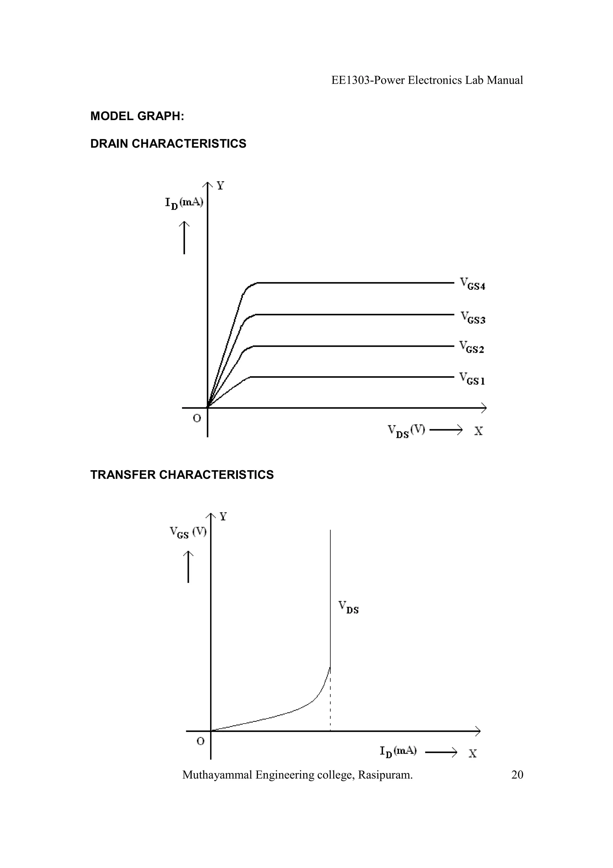 Power Electronics lab manual BE EEE | PDF