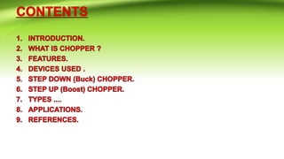 Chopper (dc-dc) | PPT