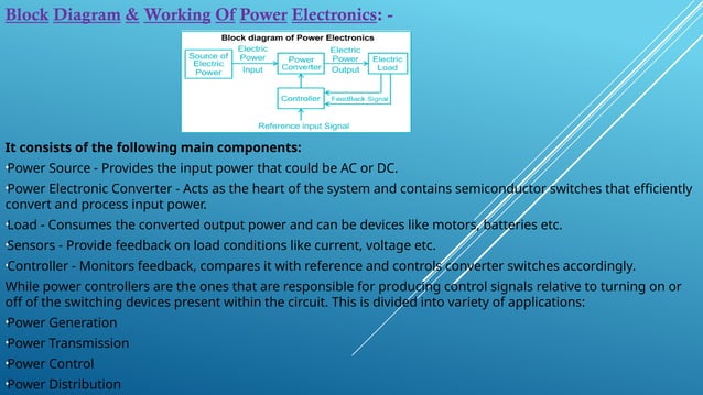 POWER ELECTRONICS Advantages And Disadvantages of Power Electronics ...
