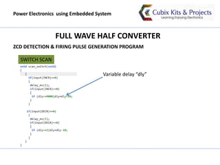 Power Electronics with Embedded System | PPTX