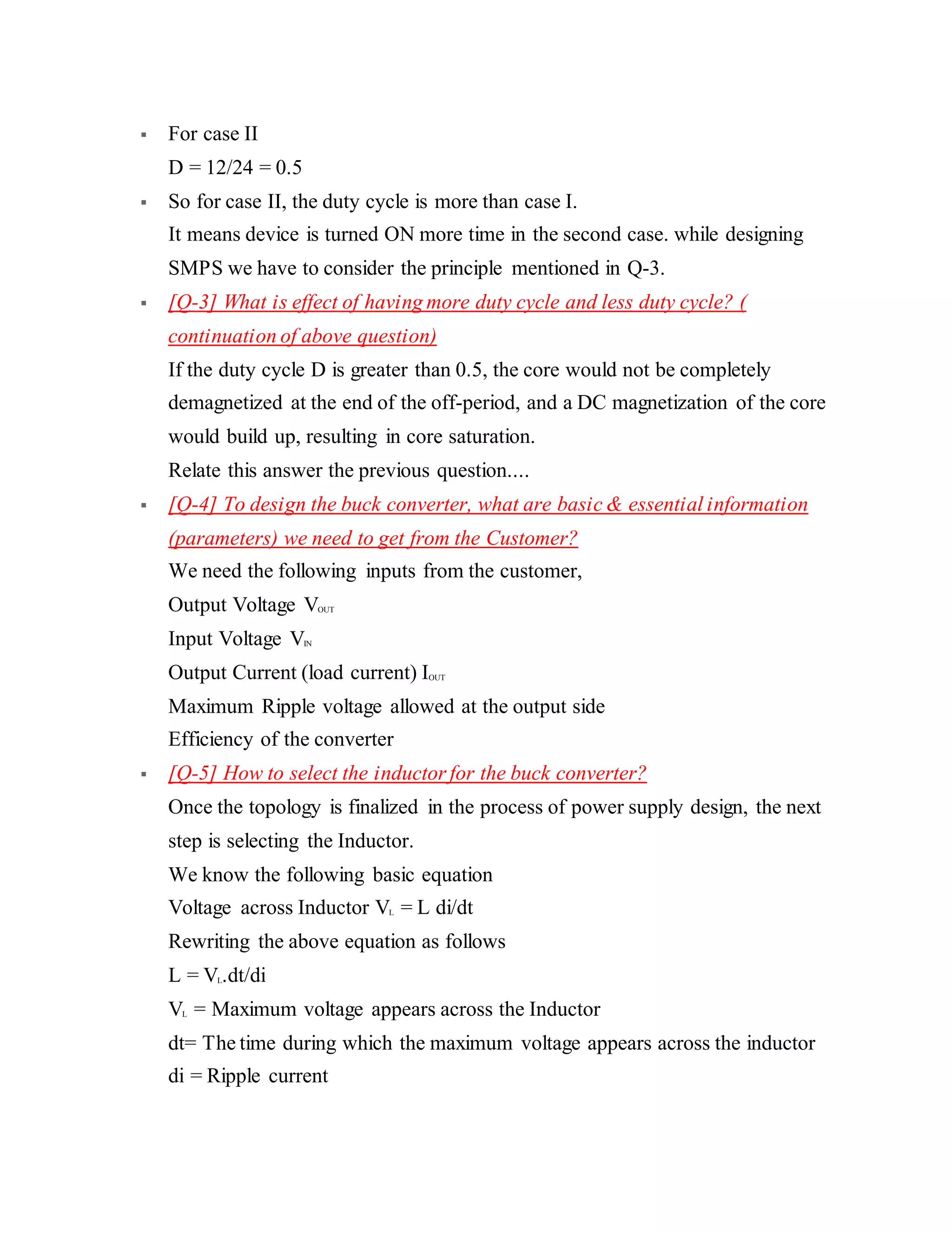 INTERVIEW QUESTIONS ON POWER ELECTRONICS BY RAJ | DOCX