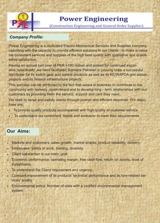 Power engineering profile catalogue | PDF