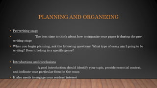 UNIVERSITY OF TORONTO- Writing courses | PPT