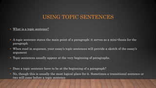 UNIVERSITY OF TORONTO- Writing courses | PPT