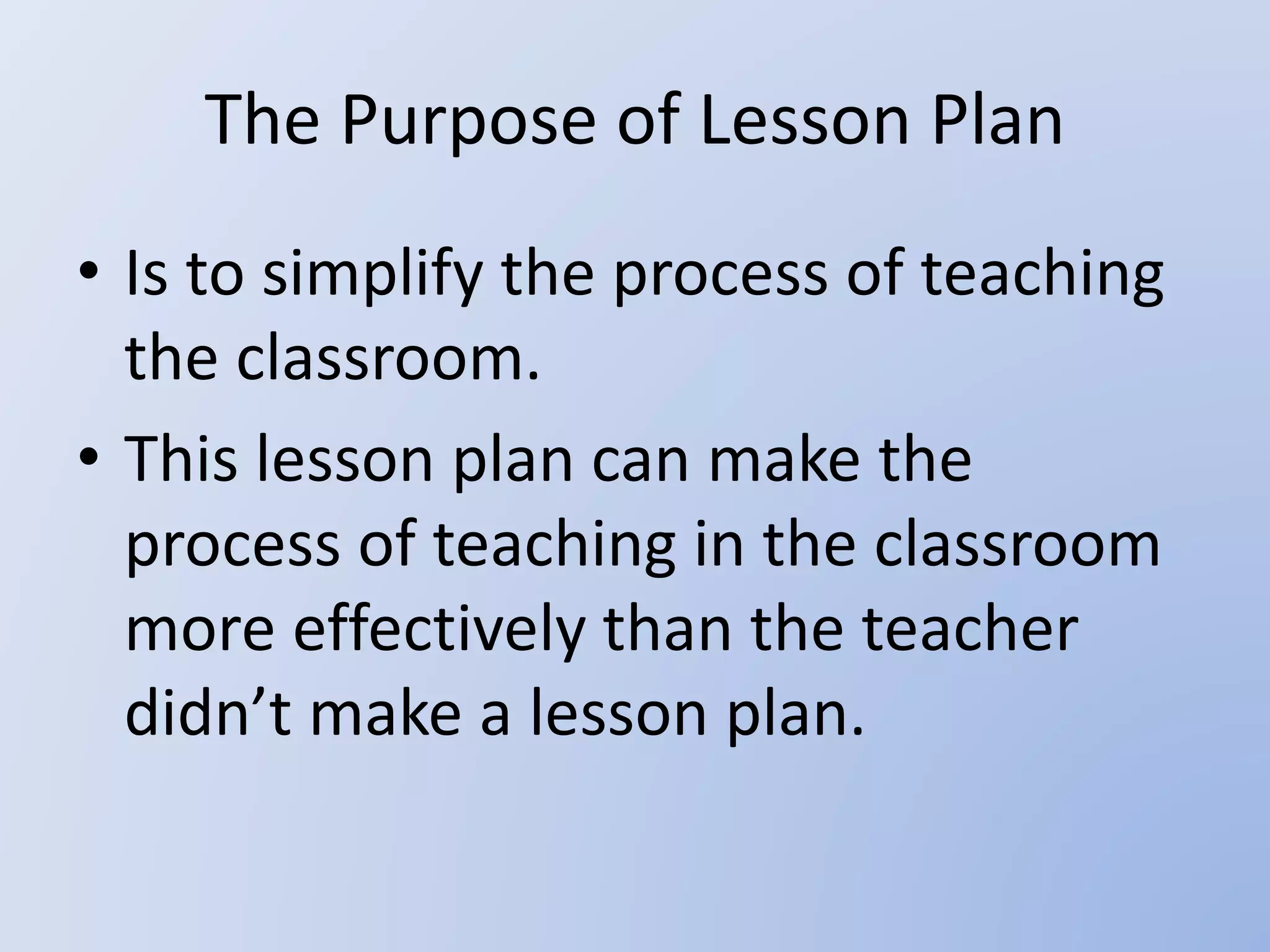 Power point element of lesson plan | PPTX