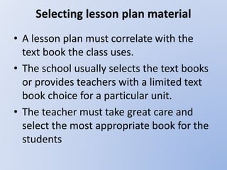 Power point element of lesson plan | PPTX