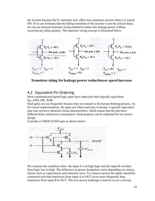 POWER CONSUMPTION AT CIRCUIT OR LOGIC LEVEL IN CIRCUIT | PDF