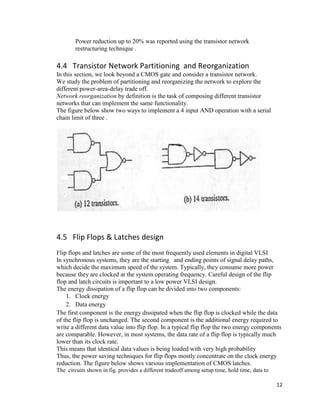 POWER CONSUMPTION AT CIRCUIT OR LOGIC LEVEL IN CIRCUIT | PDF