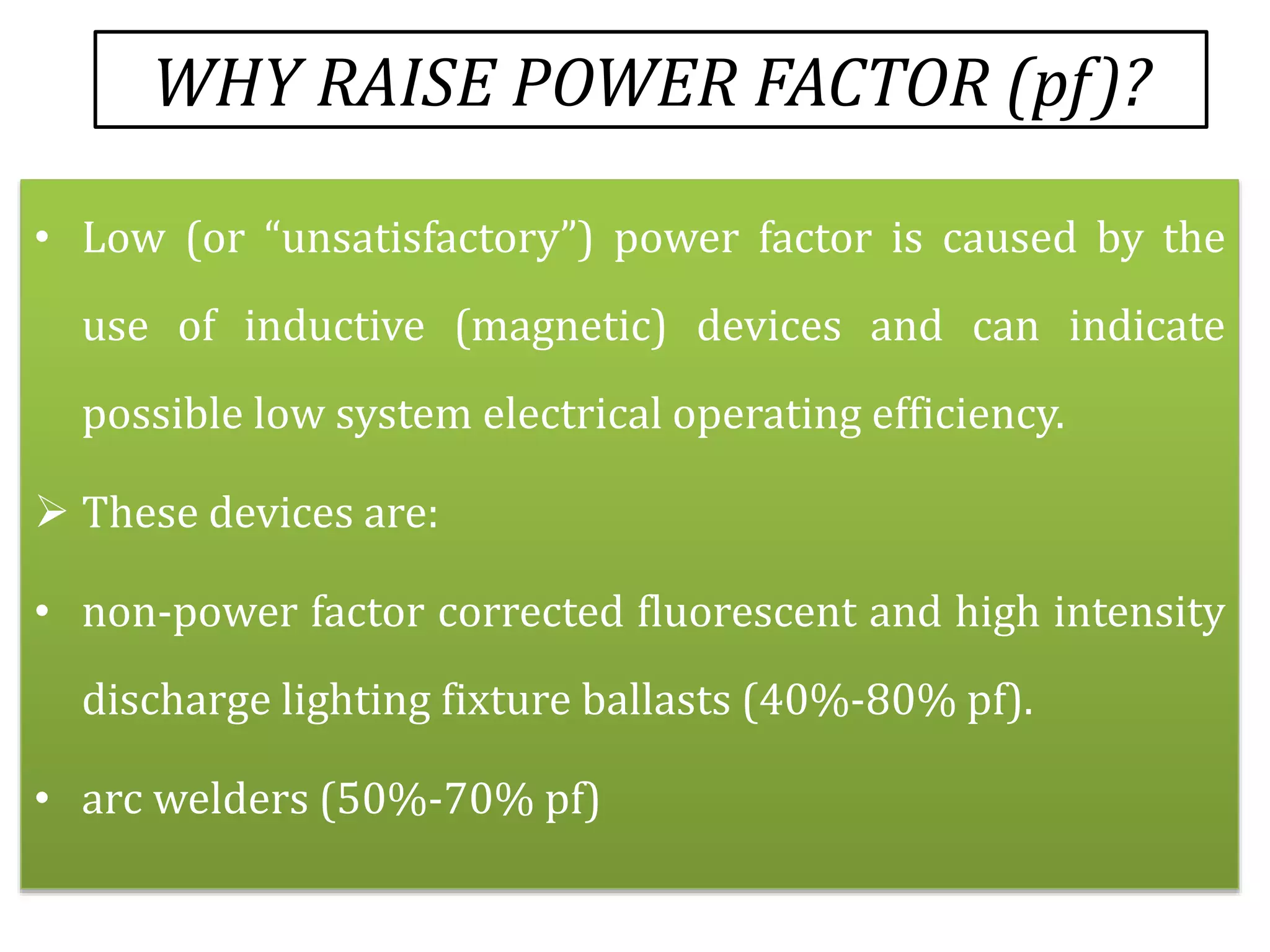 Power factor | PPTX