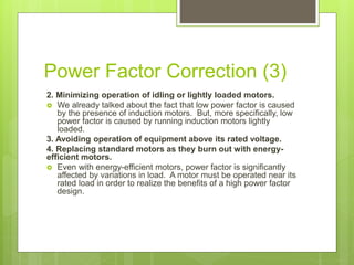 Power factor and its importance | PPTX